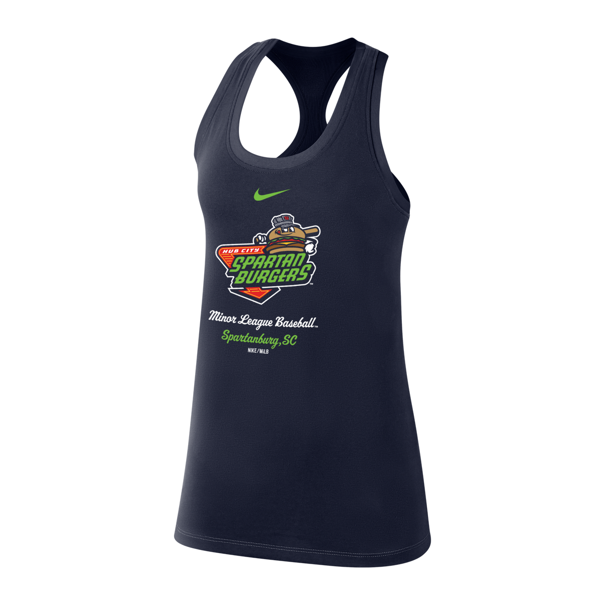 Women's Navy Racerback Nike Tank – Hub City Spartanburgers